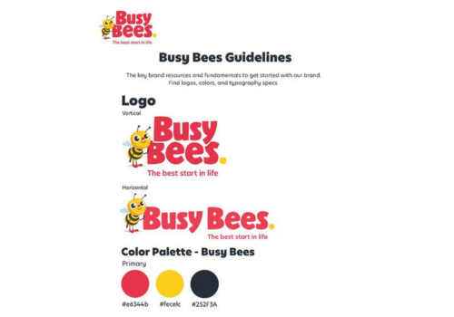 Branding Site Branding Logos - Busy Bees - Busy Bees North America